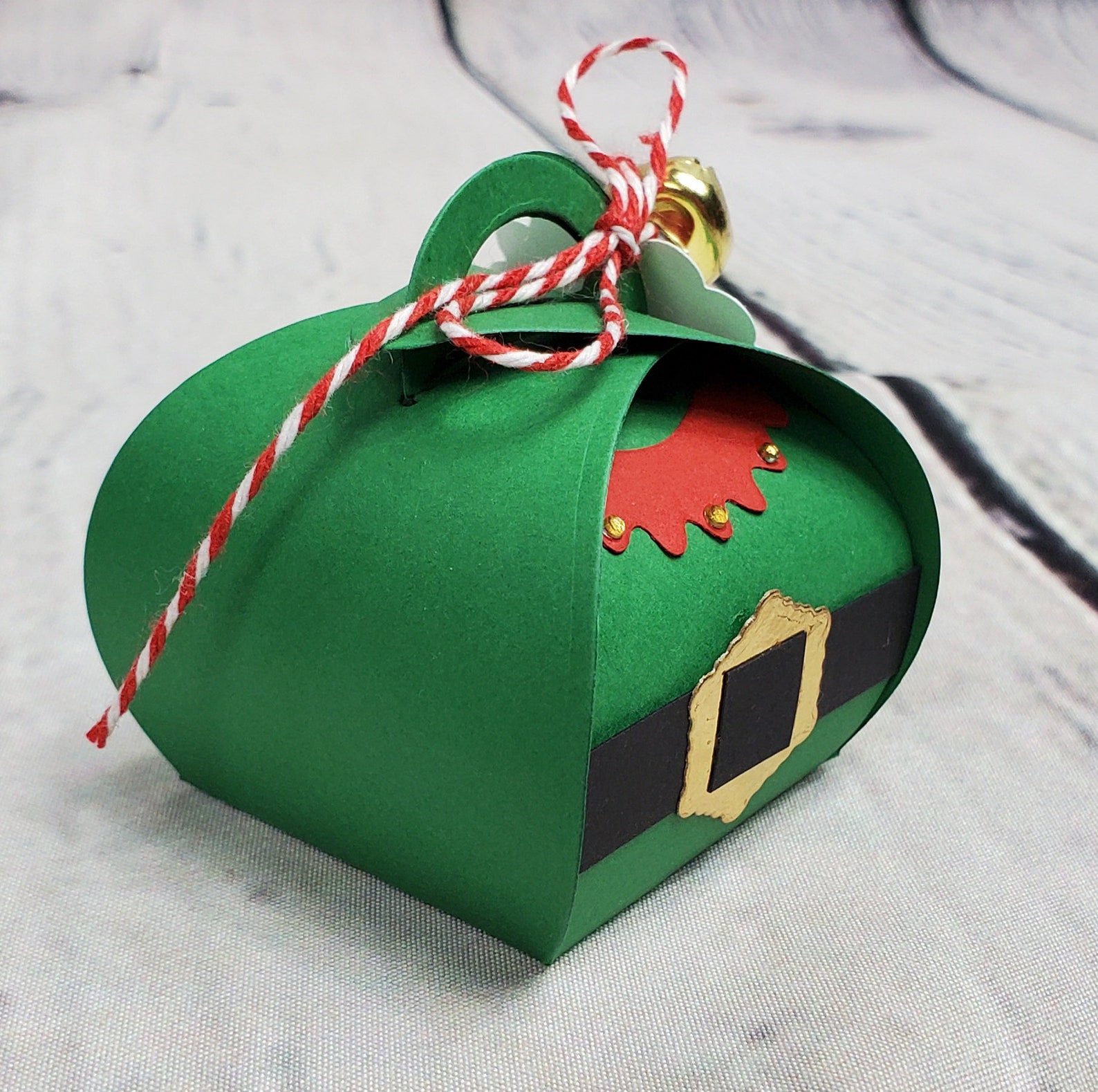 Christmas Elf Treat Box Christmas Gift Box Holiday Favor | Etsy