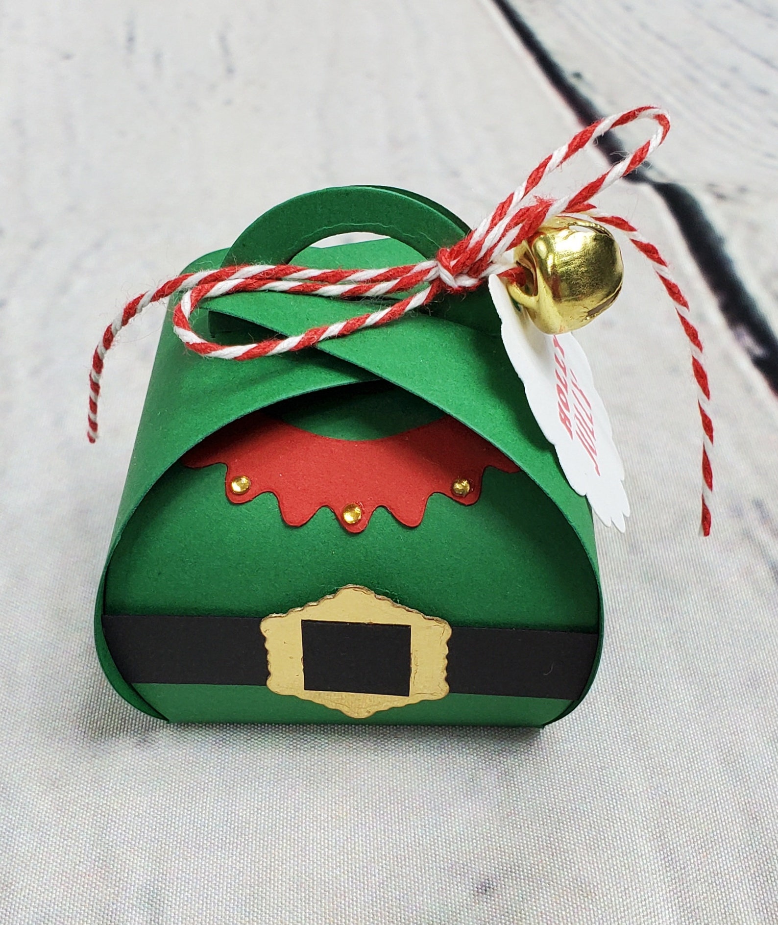 Christmas Elf Treat Box Christmas Gift Box Holiday Favor | Etsy