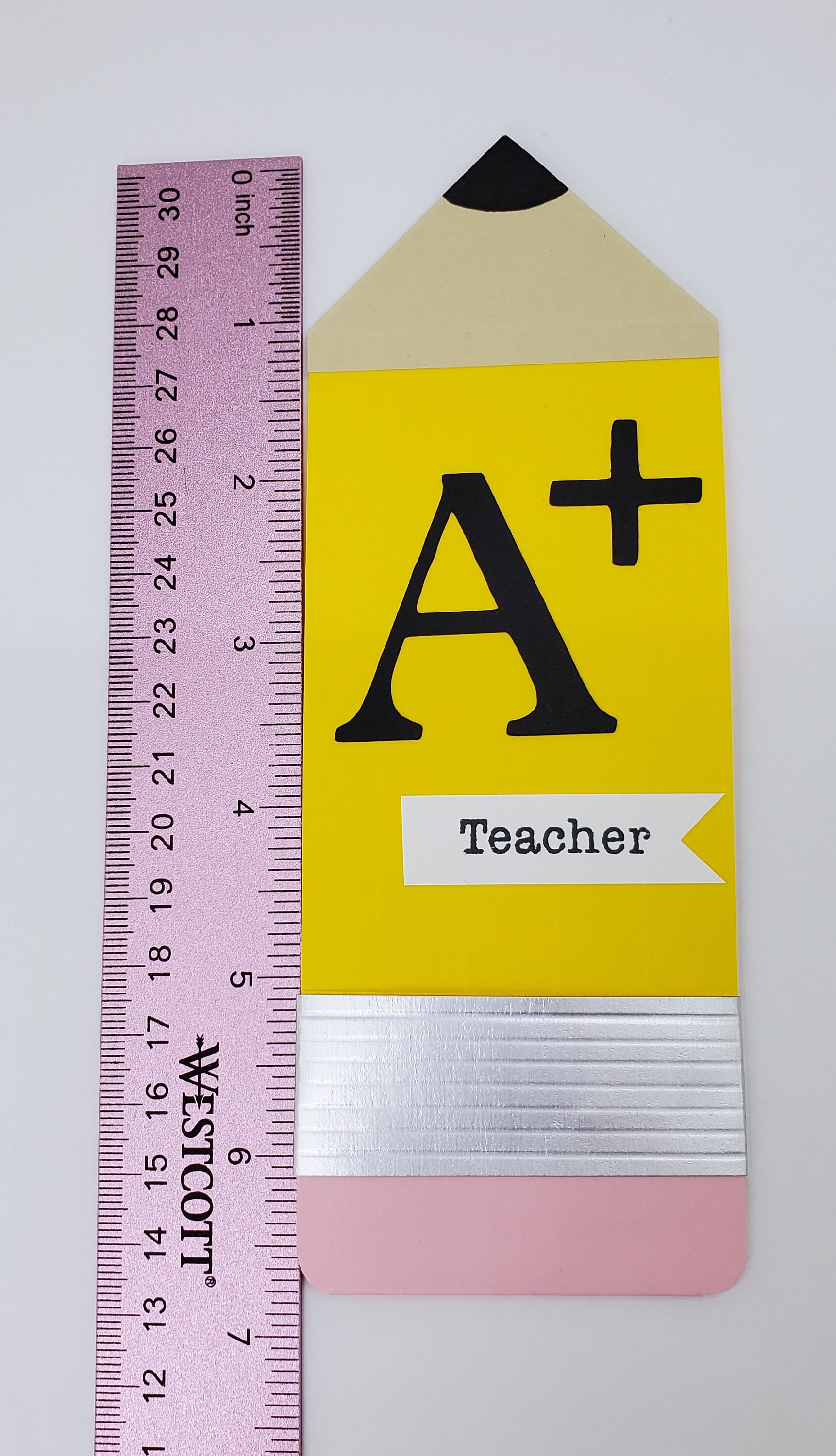 Set of 2pencil A Teacher Gift Card Holder & Apple Thank You - Etsy