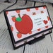 Apple Teacher Gift Card Holder Pink Teacher Appreciation Gift - Etsy