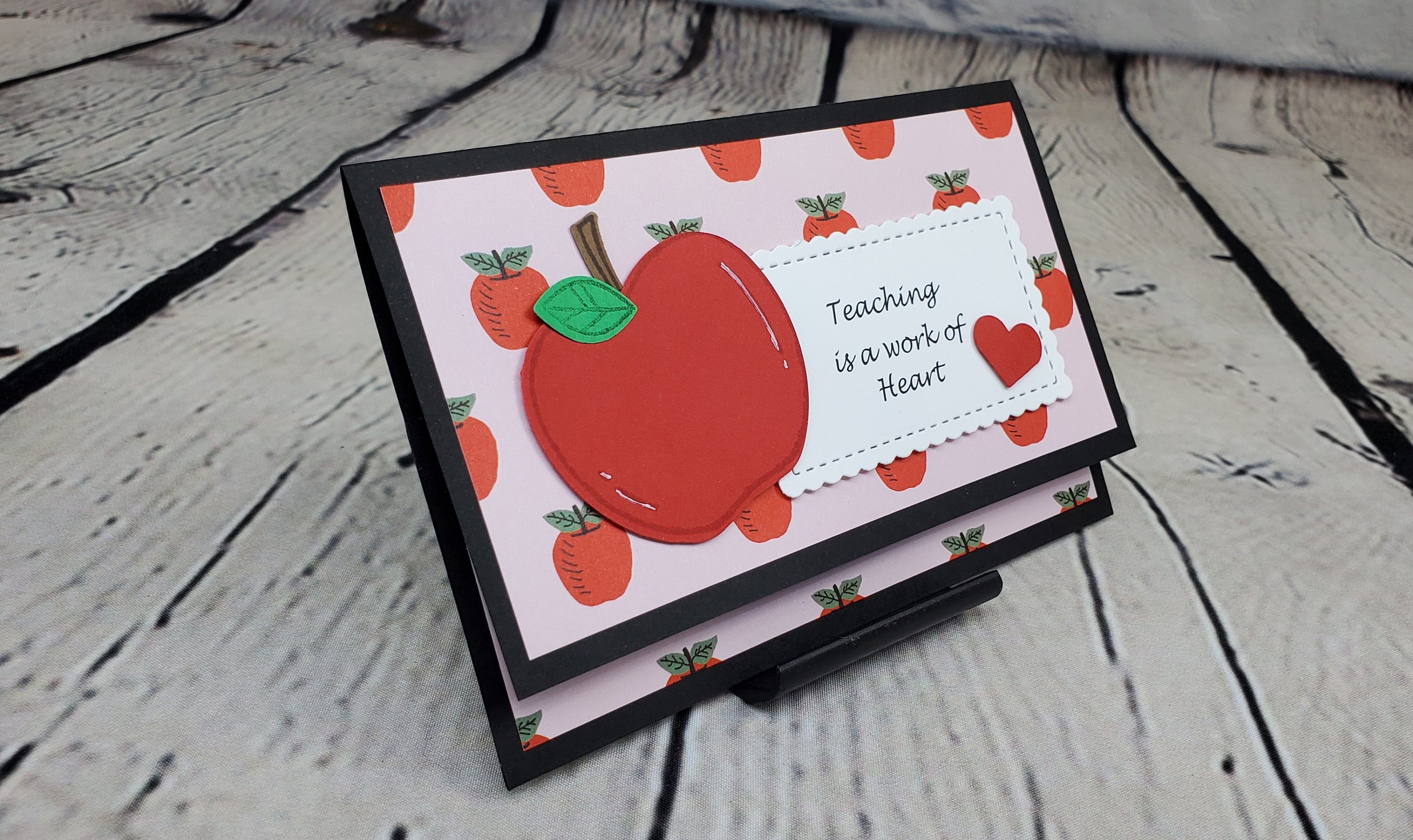 Apple Teacher Gift Card Holder Pink, Teacher Appreciation Gift Card ...