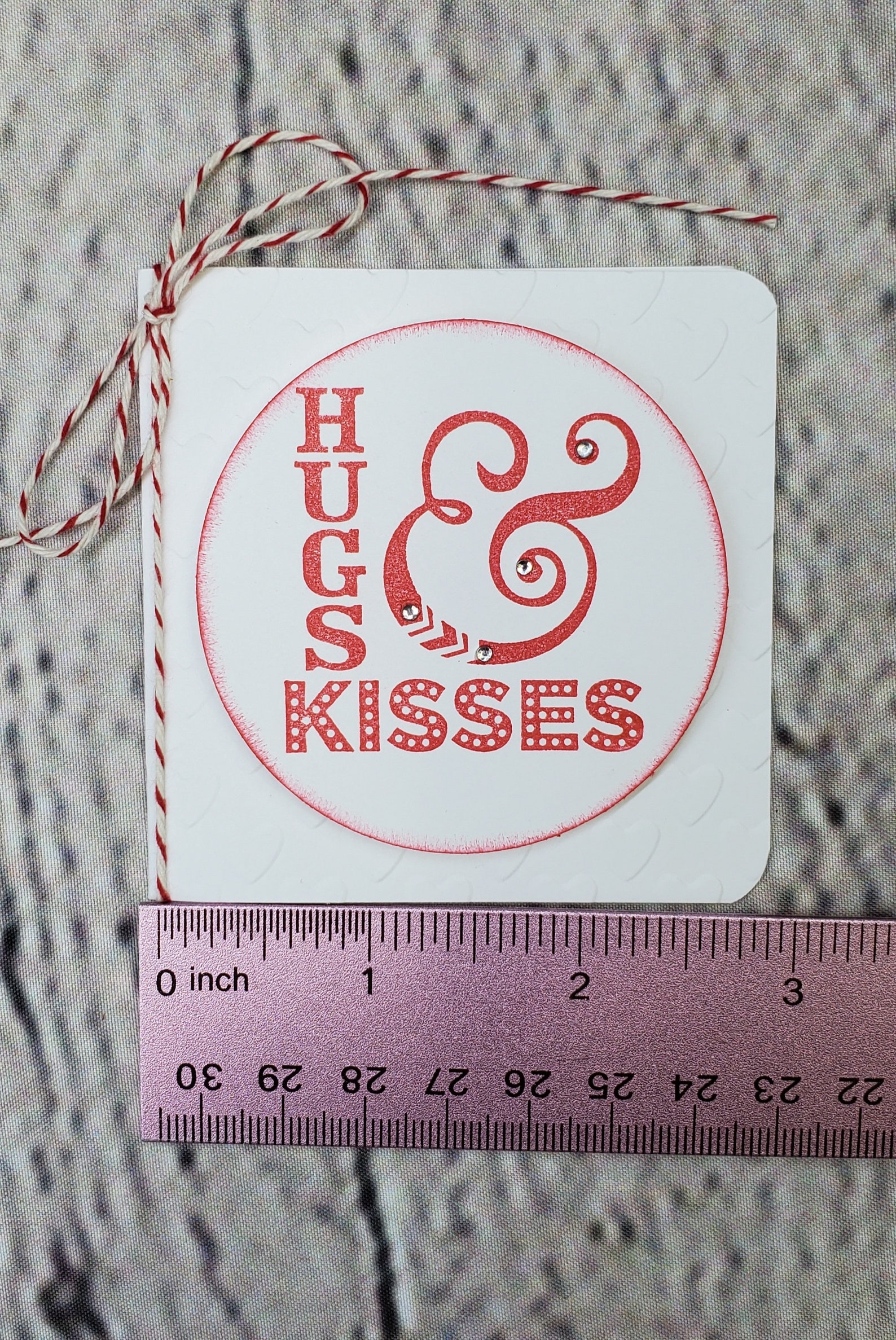 Set of 12 Handmade 3x3 Note Cards Valentine's - Etsy