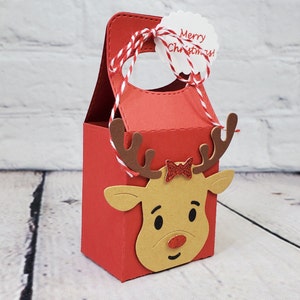 Christmas Reindeer Gable Treat Boxes, Reindeer Treat Boxes, Christmas ...
