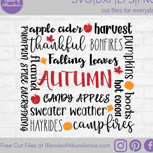 Fall Subway Art - Etsy