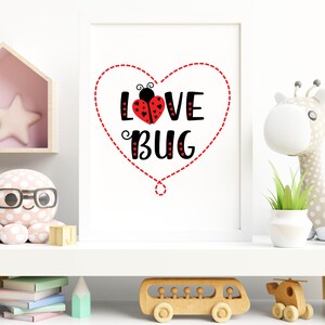 Valentine SVG Bundle - Love Bug Valentine - Bee Mine Valentine - I Choo ...