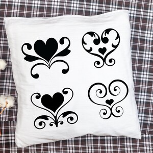 Fancy Heart SVG Fancy Heart Bundle Valentine Svg Valentine T-shirt Love ...