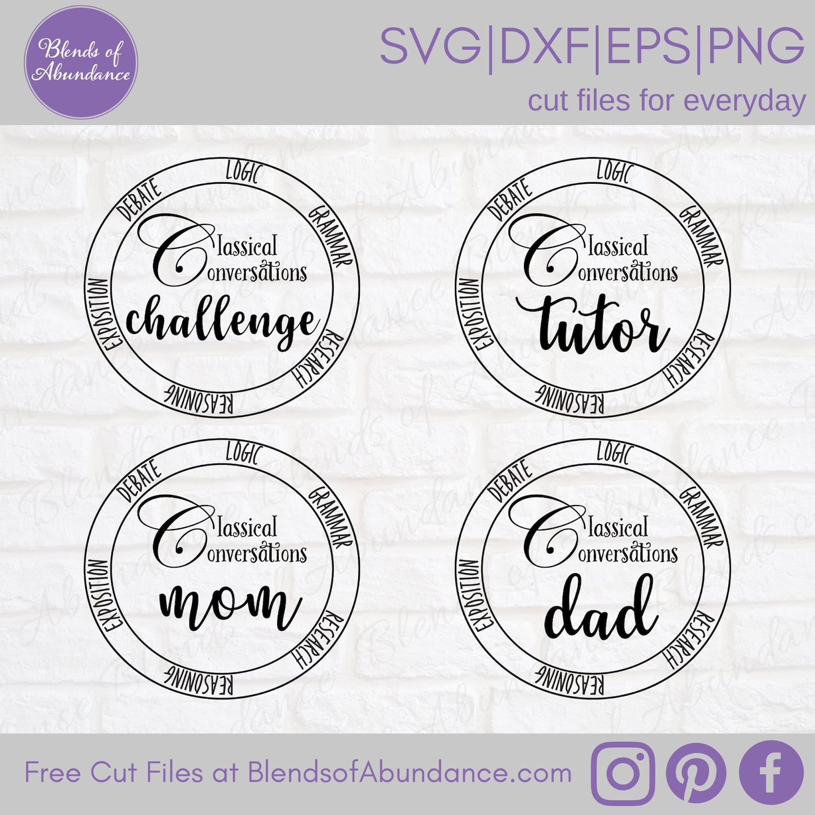 Classical Conversations Challenge Svg Home School Svg CC | Etsy