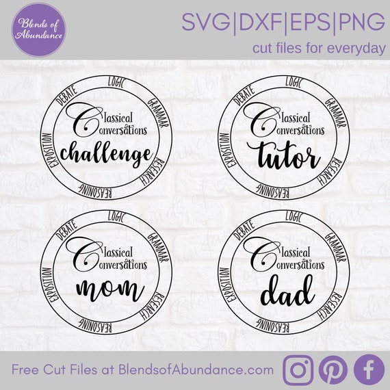 Classical Conversations Challenge Svg Home School Svg CC - Etsy