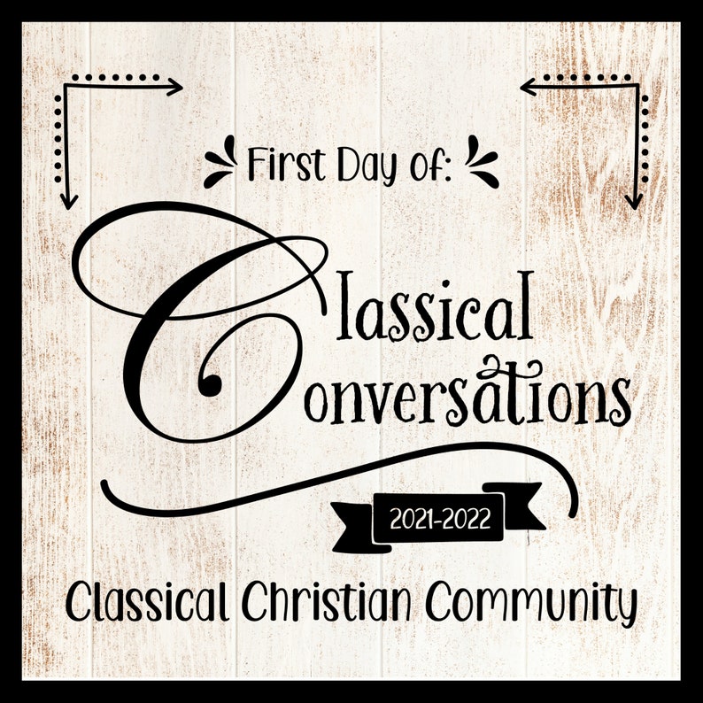 Classical Conversations SVG Home School Sign Svg CC SVG - Etsy