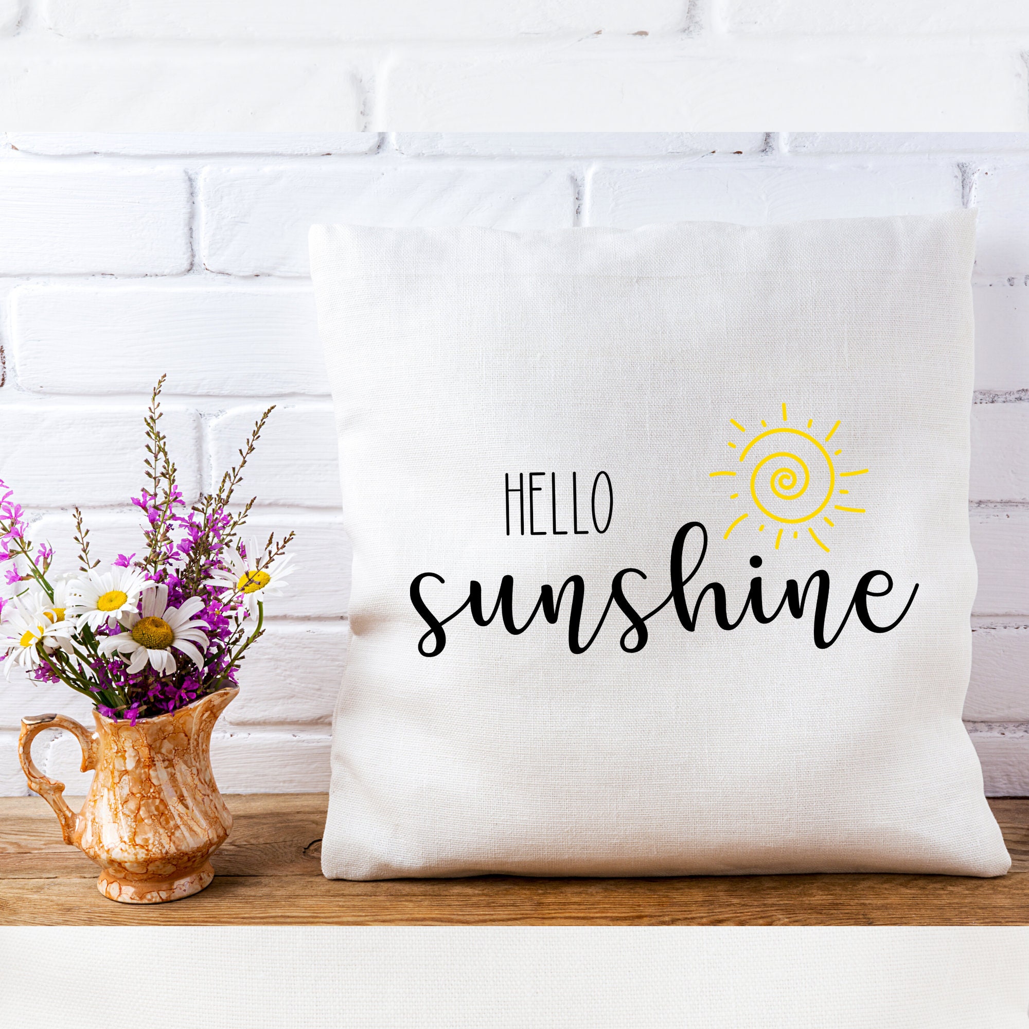 Hello Sunshine SVG Hello Sunshine Wall Art SVG Hello | Etsy