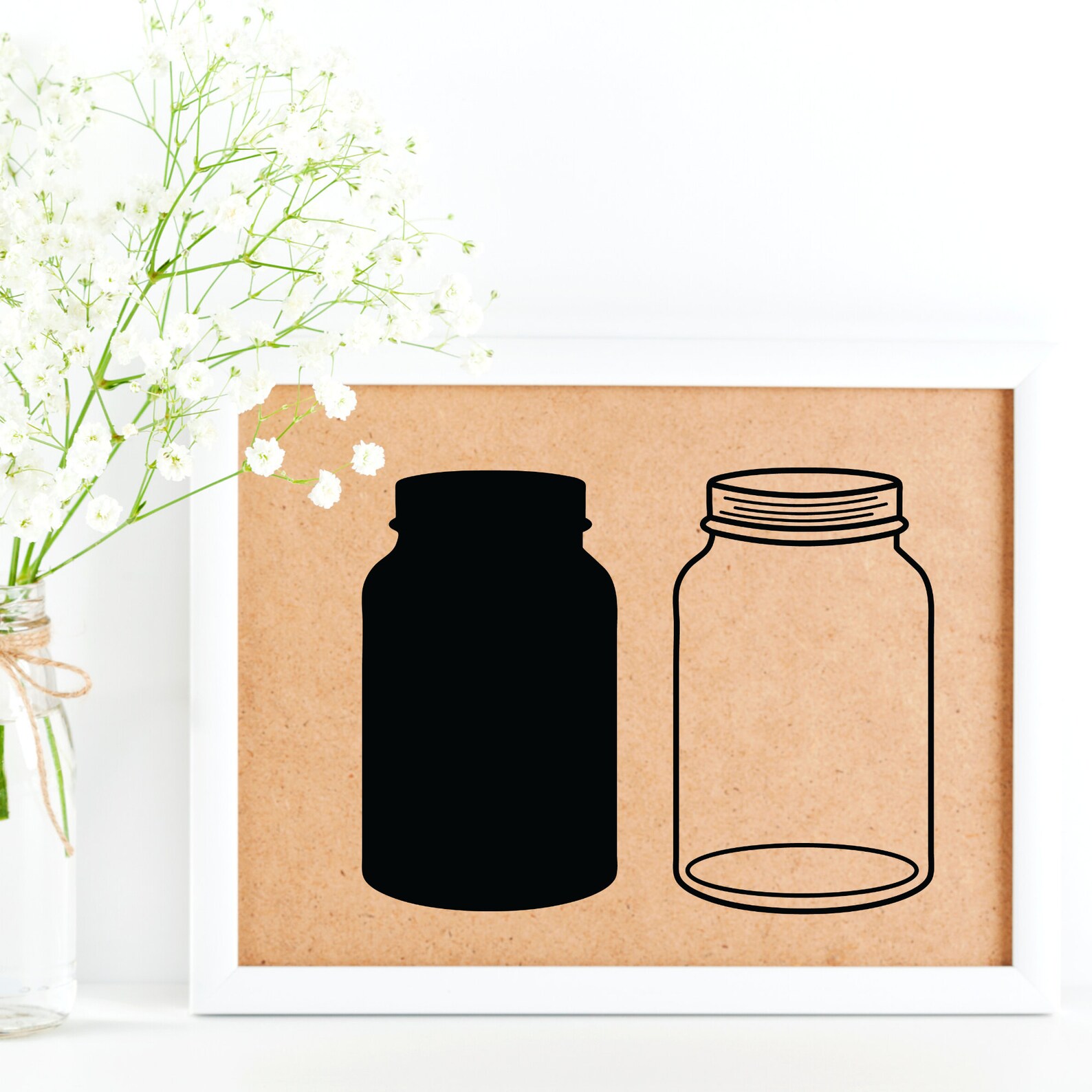 Canning Jar SVG Farmhouse SVG Kitchen Jar Svg Empty Jar - Etsy New Zealand
