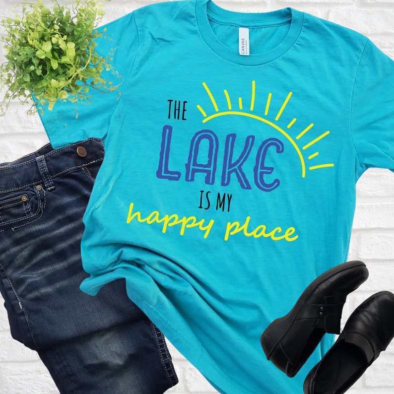 The Lake is My Happy Place SVG Lake is Happy Place Sign SVG | Etsy