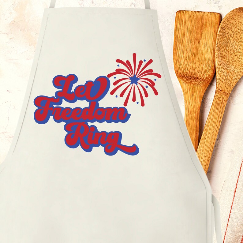 Let Freedom Ring Firework SVG 4th of July SVG Red White & | Etsy