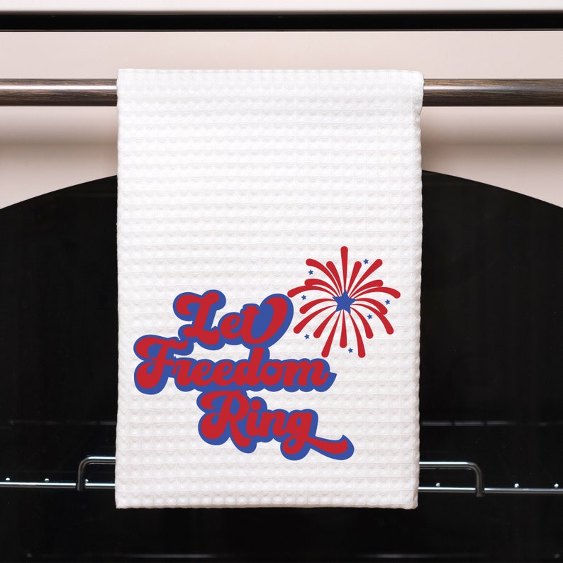 Let Freedom Ring Firework SVG 4th of July SVG Red White & | Etsy