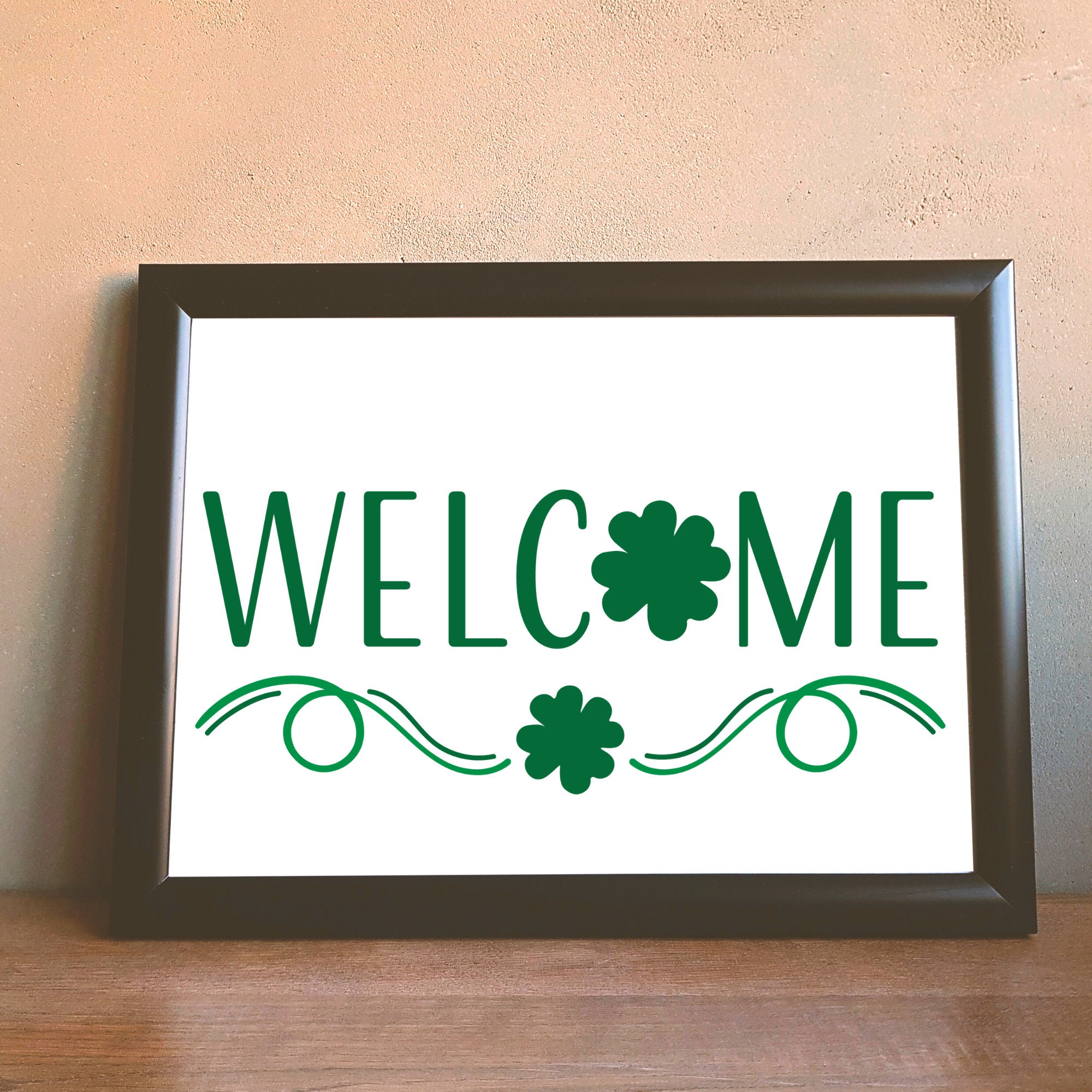 Welcome St Patrick's Day SVG Welcome Shamrock Svg St | Etsy