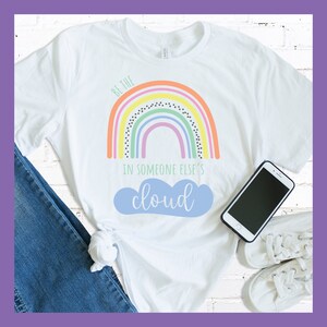 Be the Rainbow in Someone Else's Cloud SVG - Rainbow SVG - Boho Rainbow ...