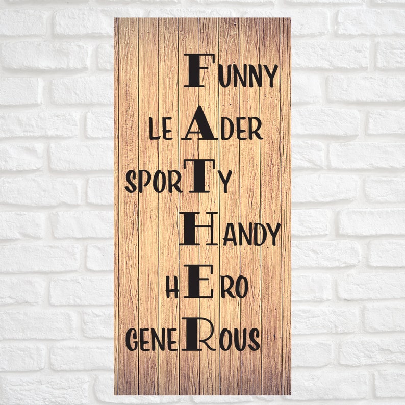 Father Anagram SVG Father's Day SVG Father's Day - Etsy
