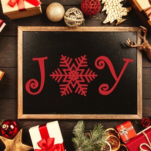 Joy SVG - Snowflake SVG - Christmas SVG - Winter Snowflake Svg ...