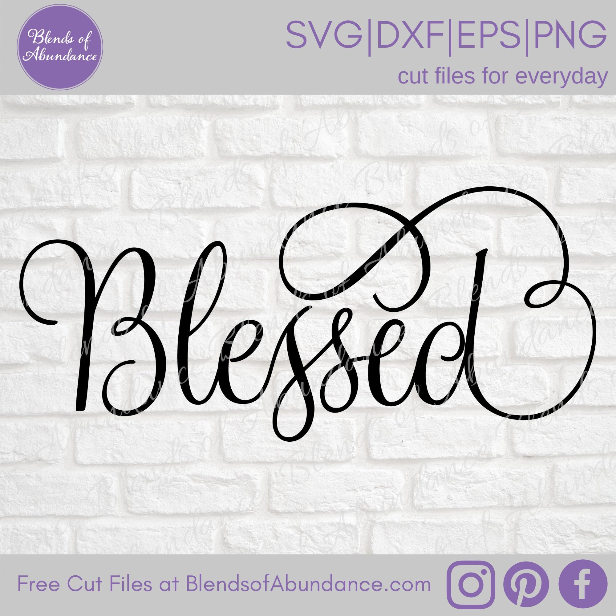 Blessed SVG Blessed Sign SVG Blessed Mama SVG Blessed | Etsy
