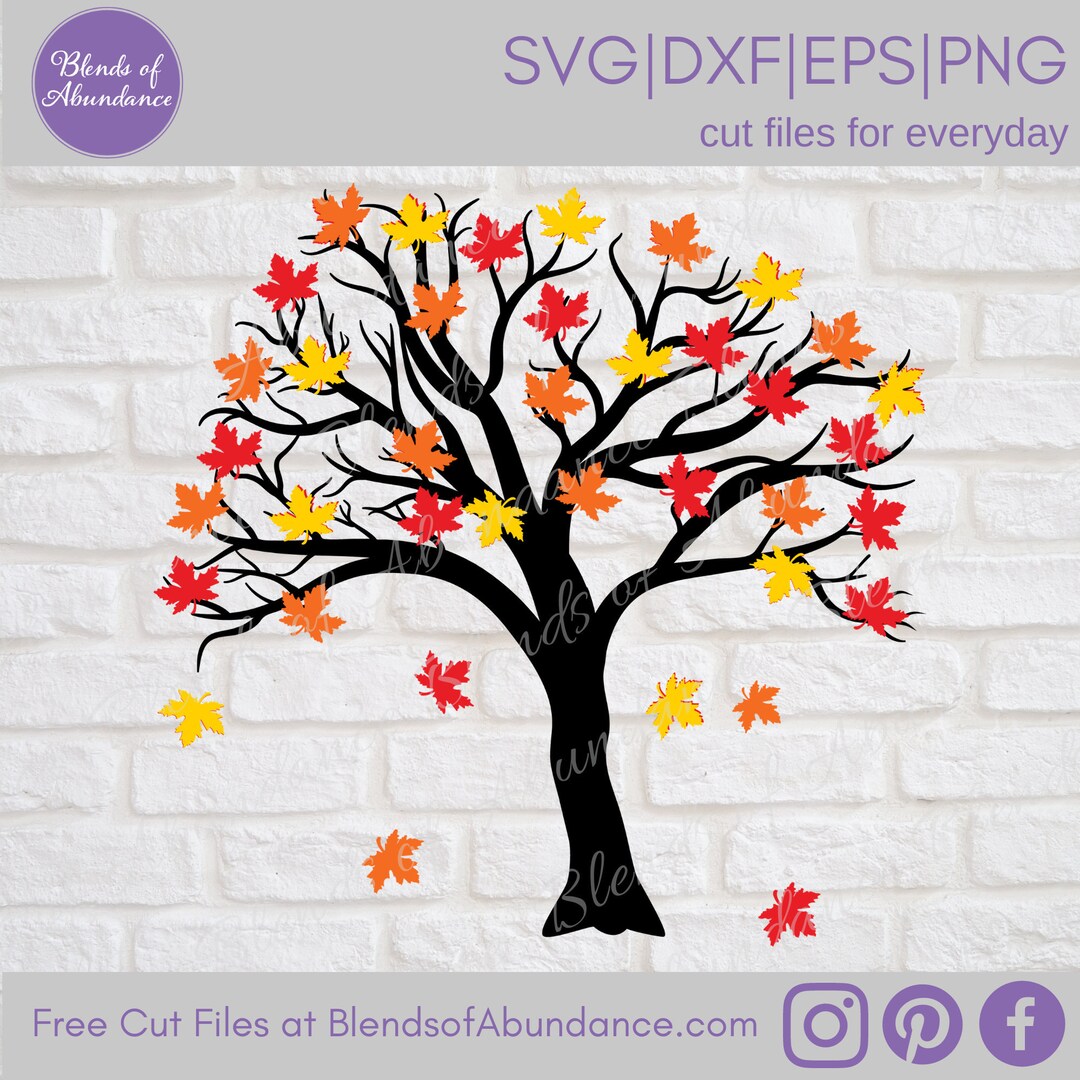 Fall Tree SVG - Maple Tree Svg - Autumn Tree Svg - Autumn SVG - Fall ...
