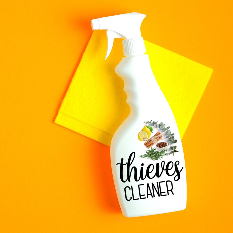 Thieves Cleaner SVG Essential Oils SVG Thieves Cleaner | Etsy