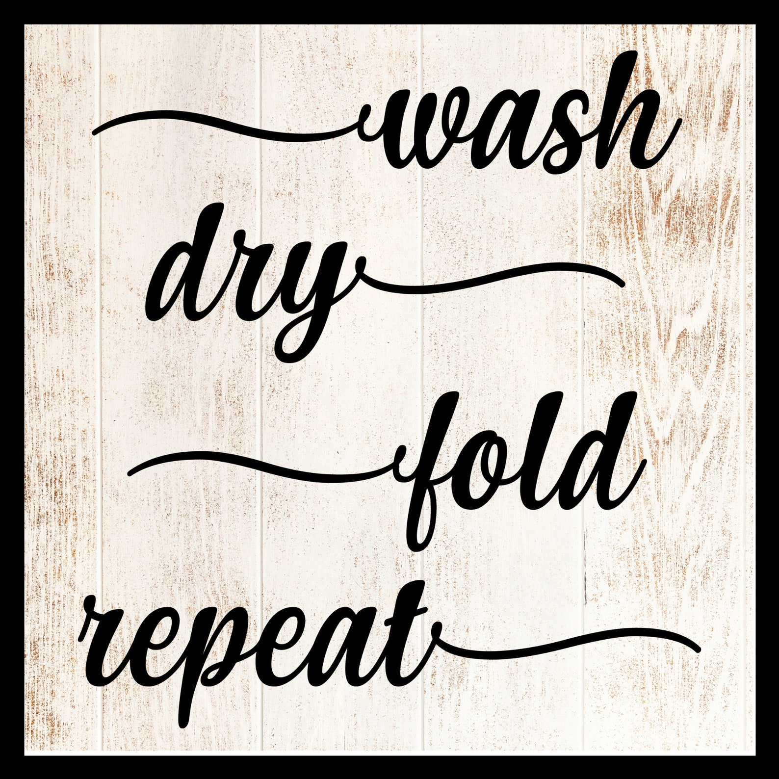 Wash Dry Fold Repeat SVG Laundry Room Sign SVG Laundry - Etsy