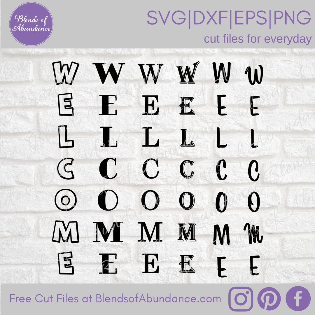 Vertical Welcome Sign SVG - Vertical Welcome Sign Outside Svg ...