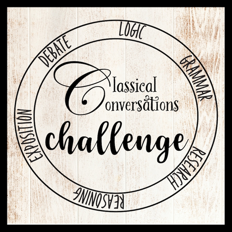 Classical Conversations Challenge Svg Home School Svg CC | Etsy