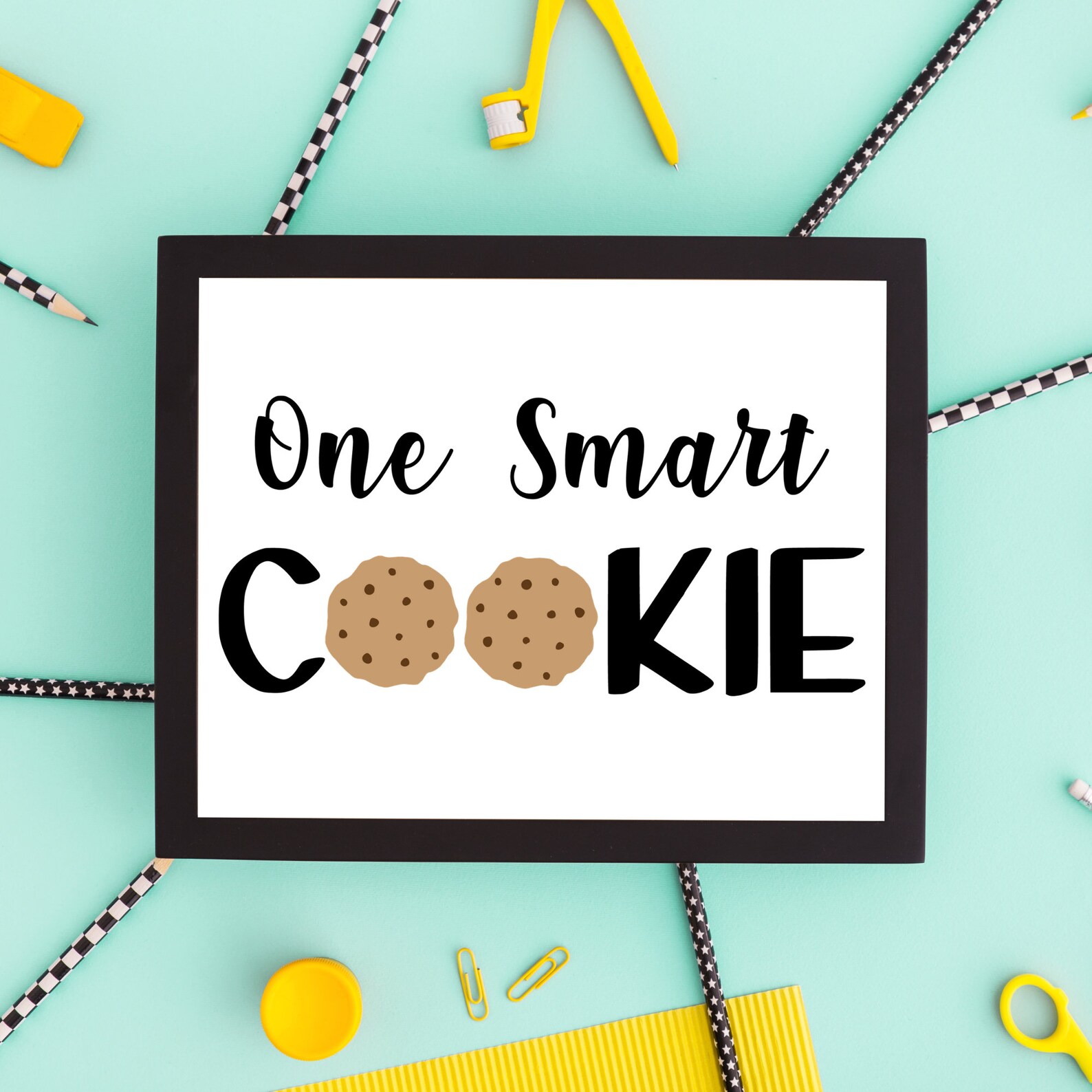 One Smart Cookie SVG School Testing SVG Chocolate Chip | Etsy