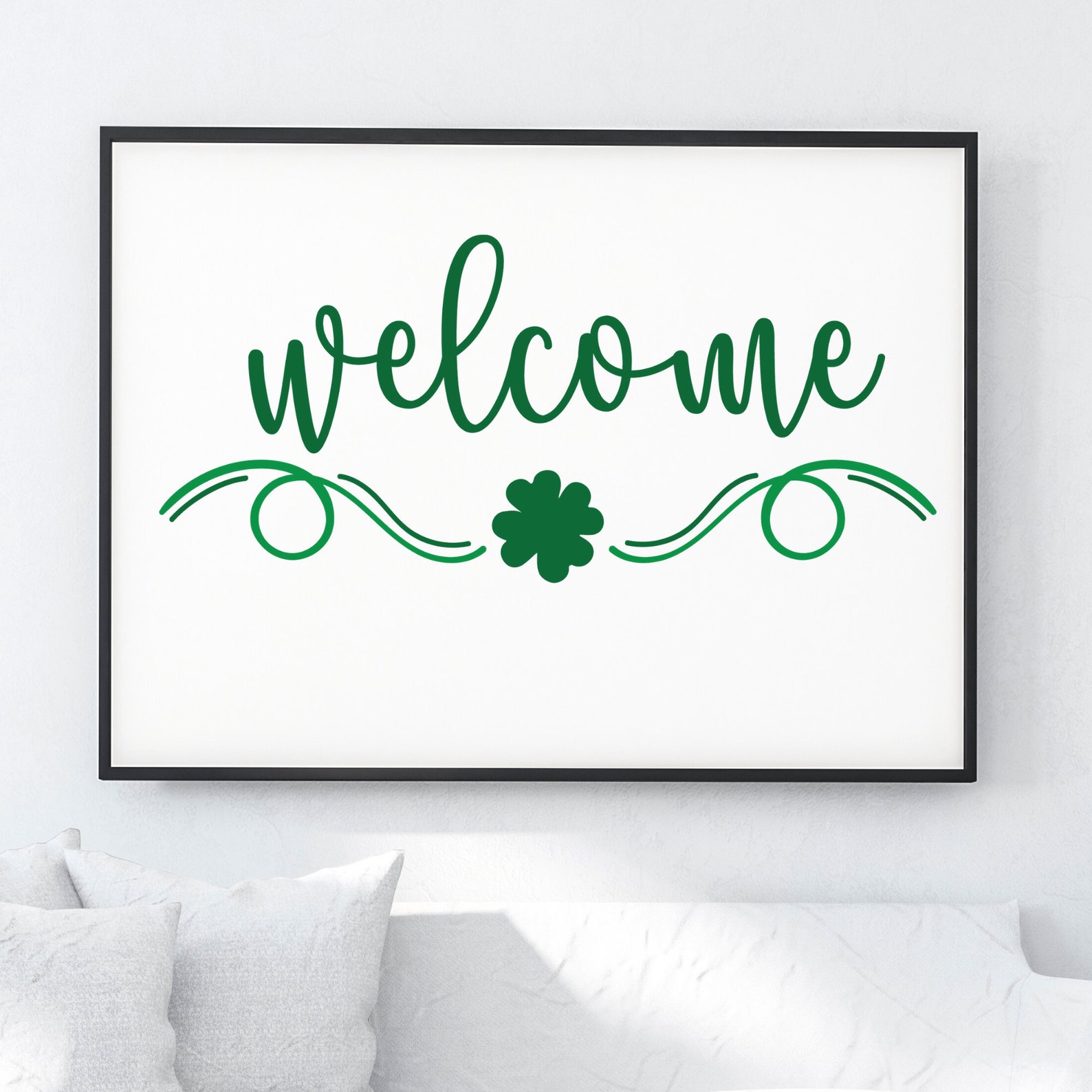 Welcome St Patrick's Day SVG Welcome Shamrock Svg St | Etsy
