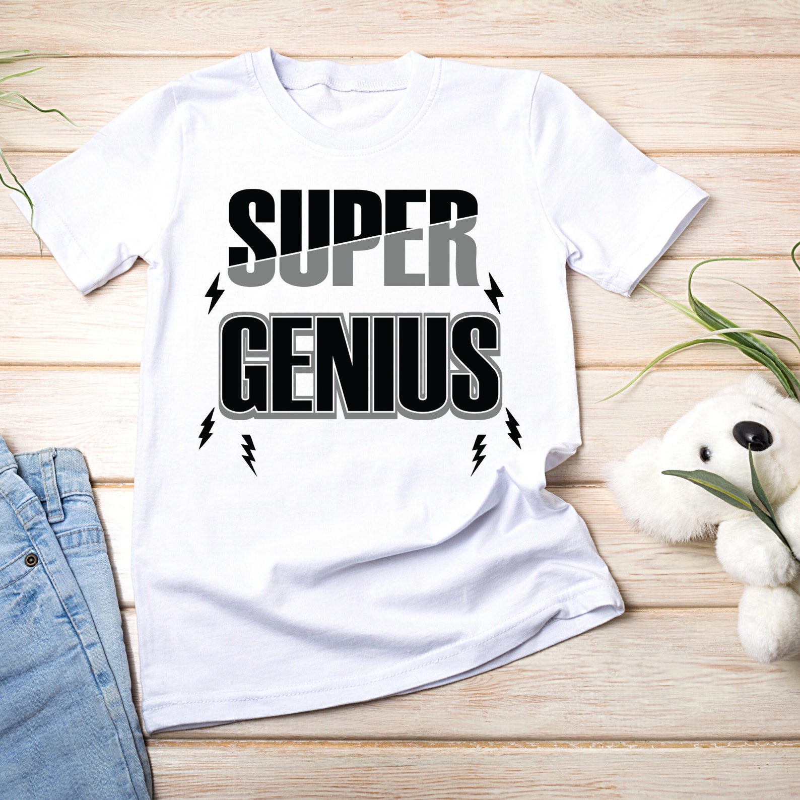 Super Genius SVG Child Super Genius T-Shirt Child Room - Etsy France