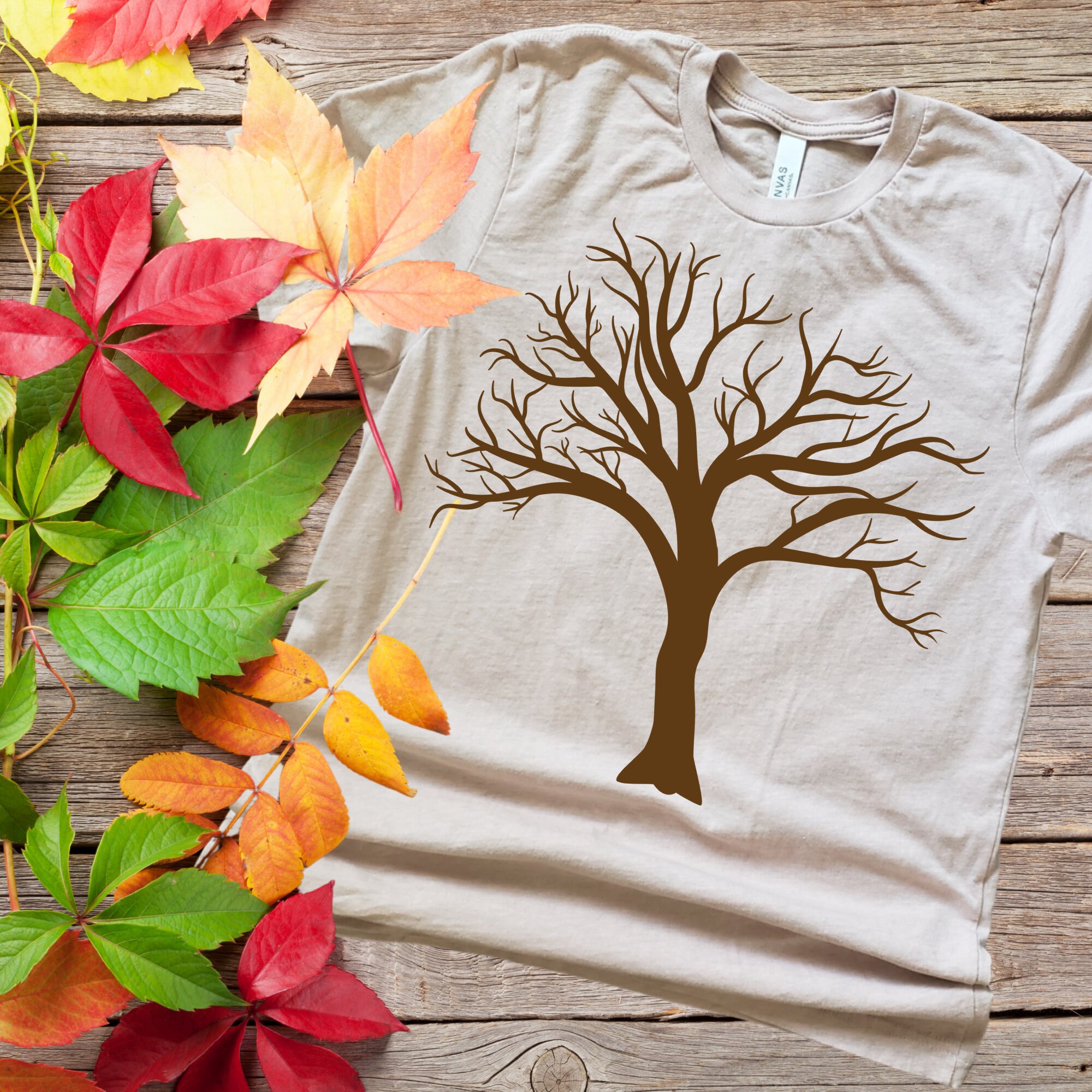 Bare Tree Silhouette SVG Tree Svg Autumn Tree Svg Autumn - Etsy