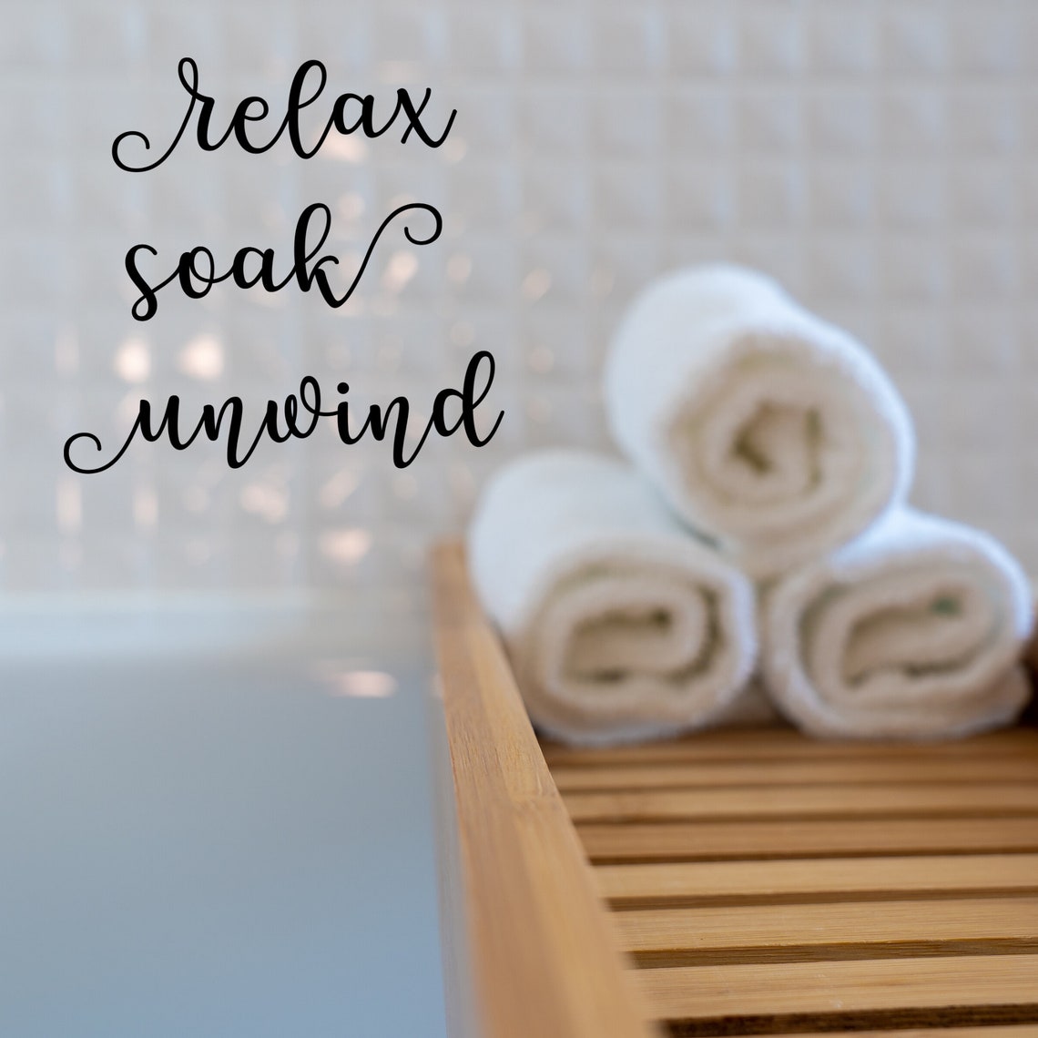 Bathroom SVG Farmhouse SVG Relax Soak Unwind SVG Relax | Etsy