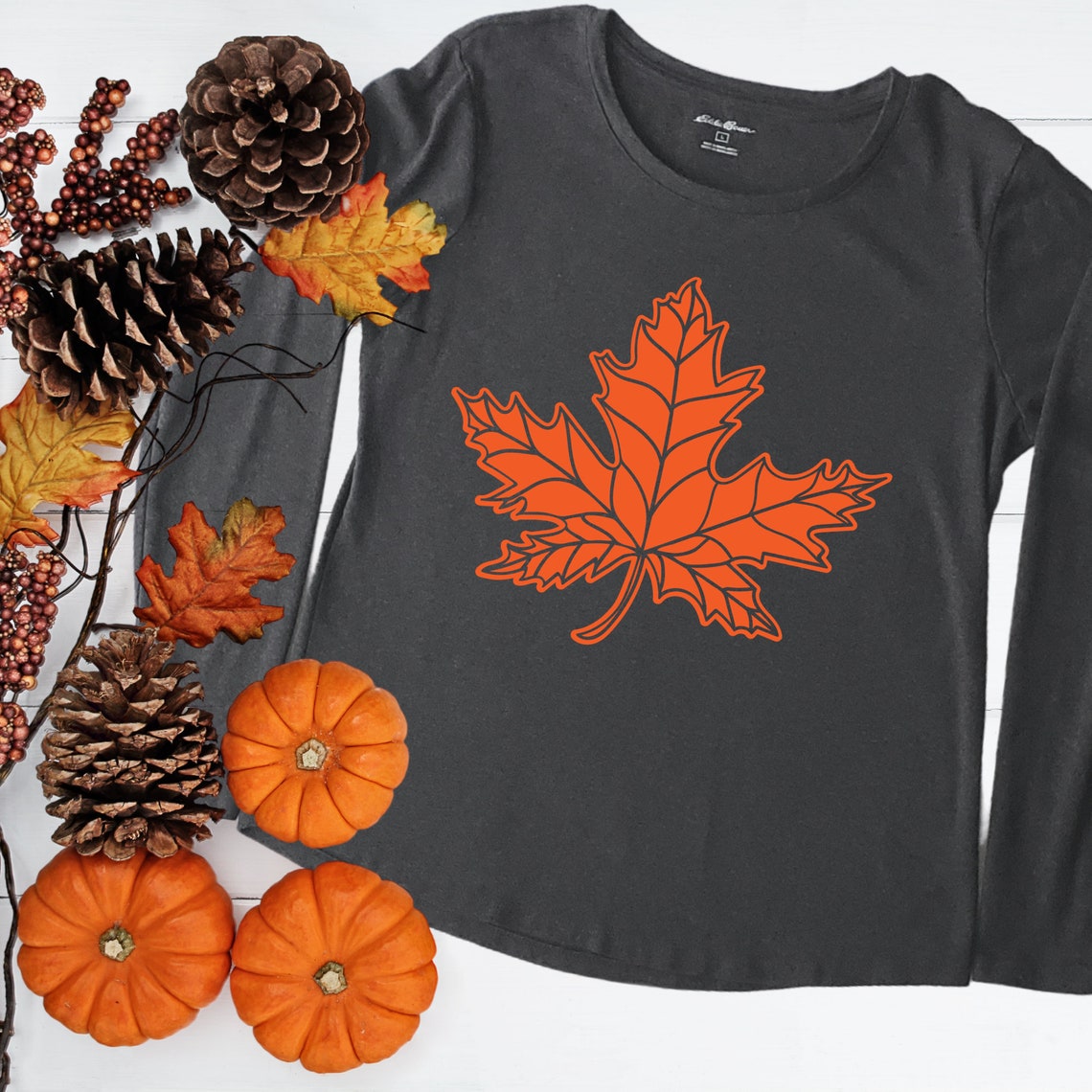 Maple Tree Leaf SVG Maple Leaf Outline Autumn Leaf | Etsy