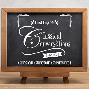 Classical Conversations SVG - Home School Sign Svg - CC SVG - First Day ...