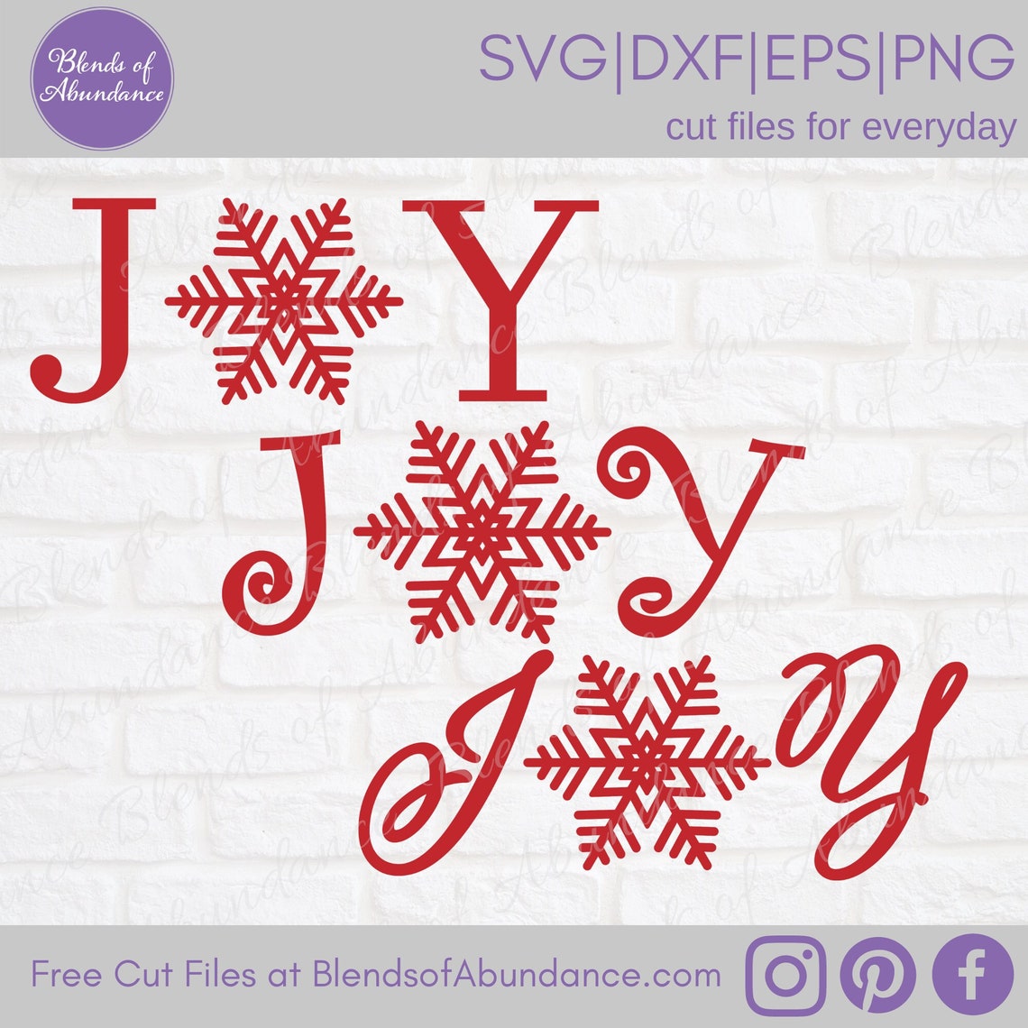 Joy SVG Snowflake SVG Christmas SVG Winter Snowflake Svg - Etsy