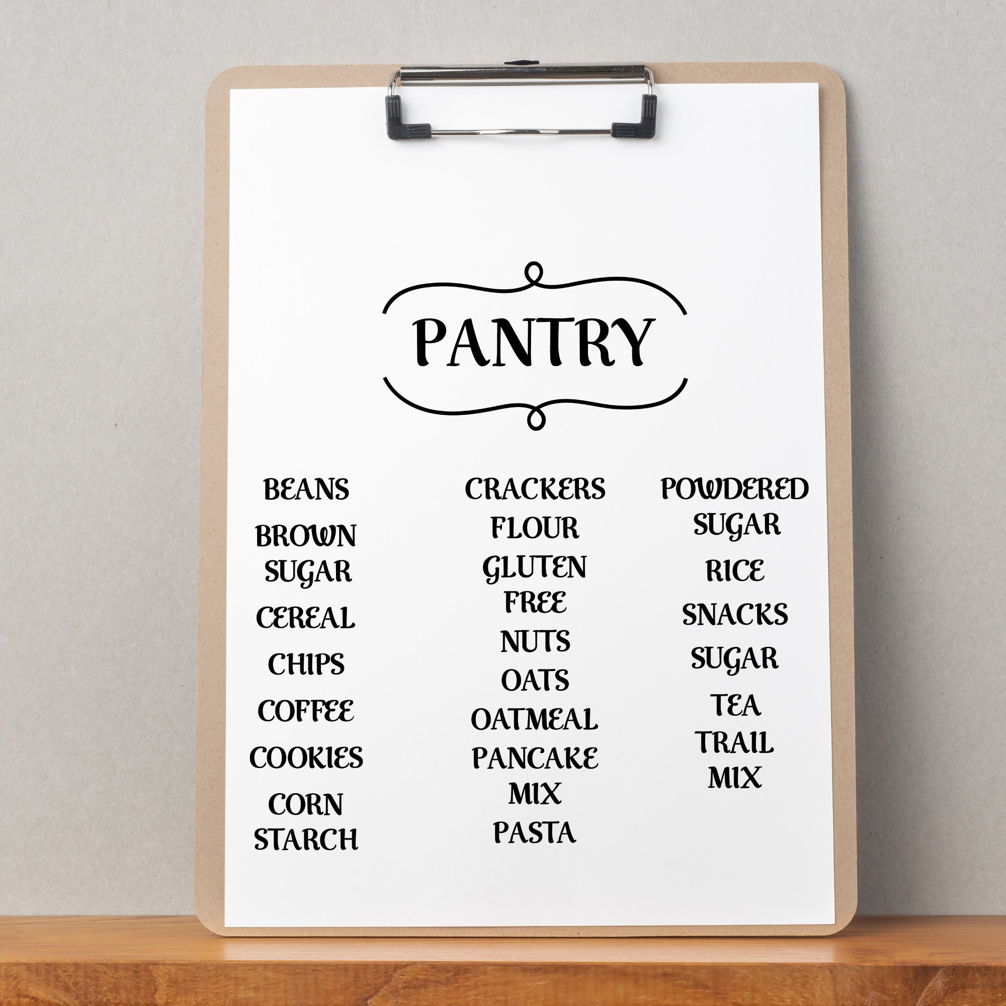 Pantry Labels SVG - Pantry Labels Printable - Pantry Sign SVG - Food ...