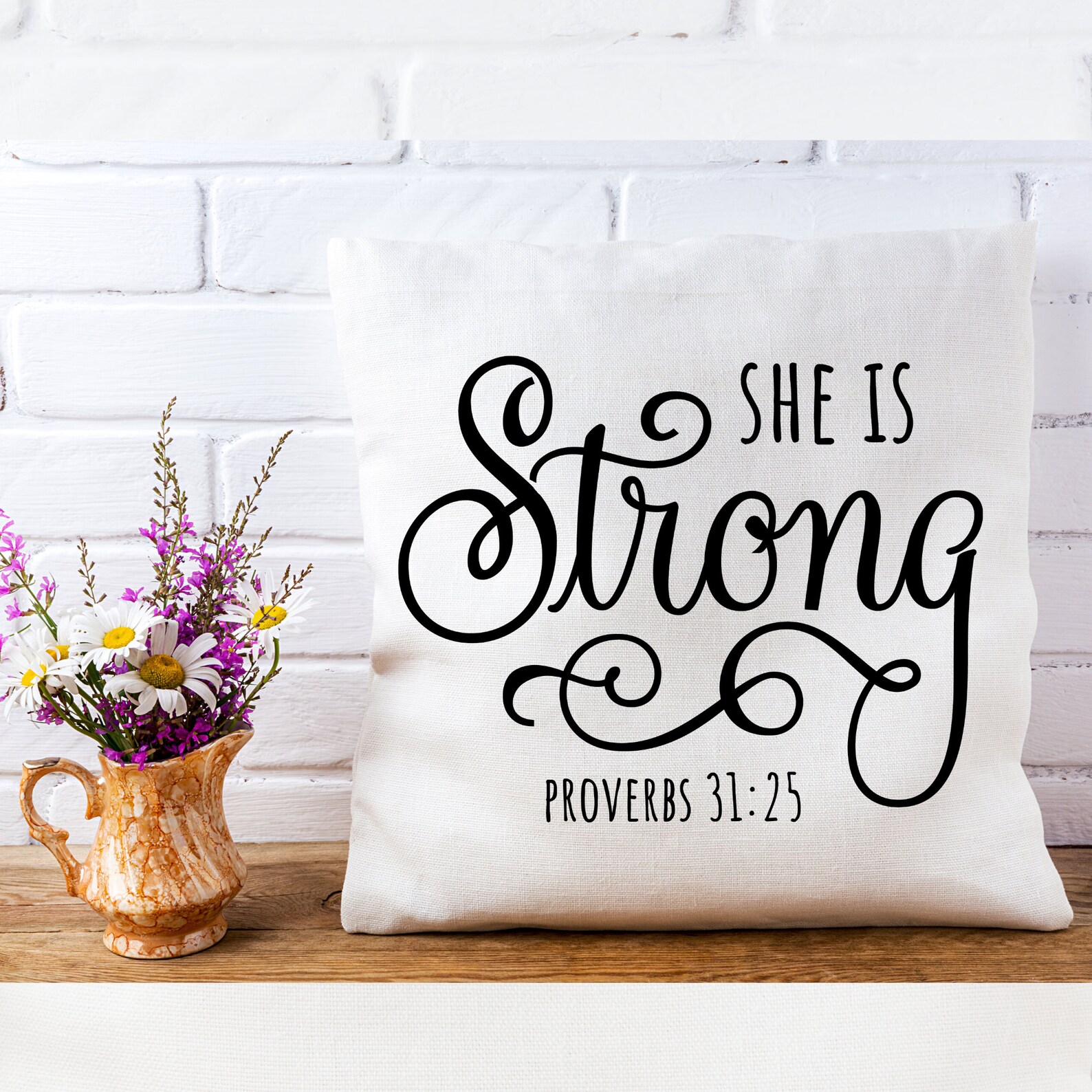 She is Strong SVG - Inspirational SVG - Proverbs 31 SVG - Strong Svg ...