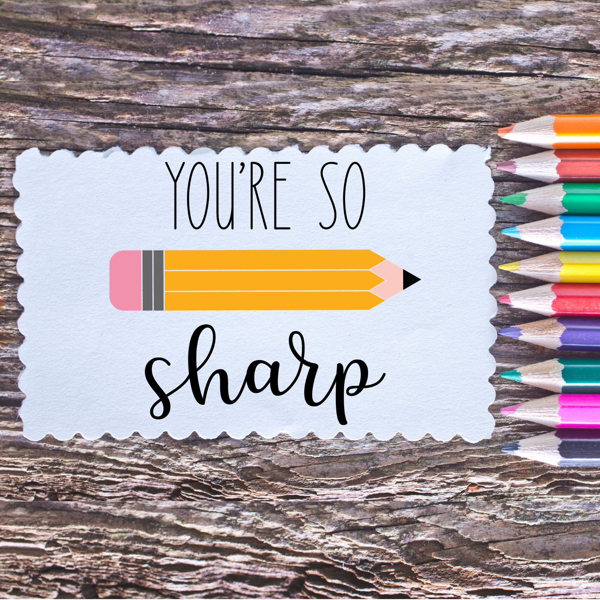 You're So Sharp Pencil SVG School Testing SVG Pencil | Etsy
