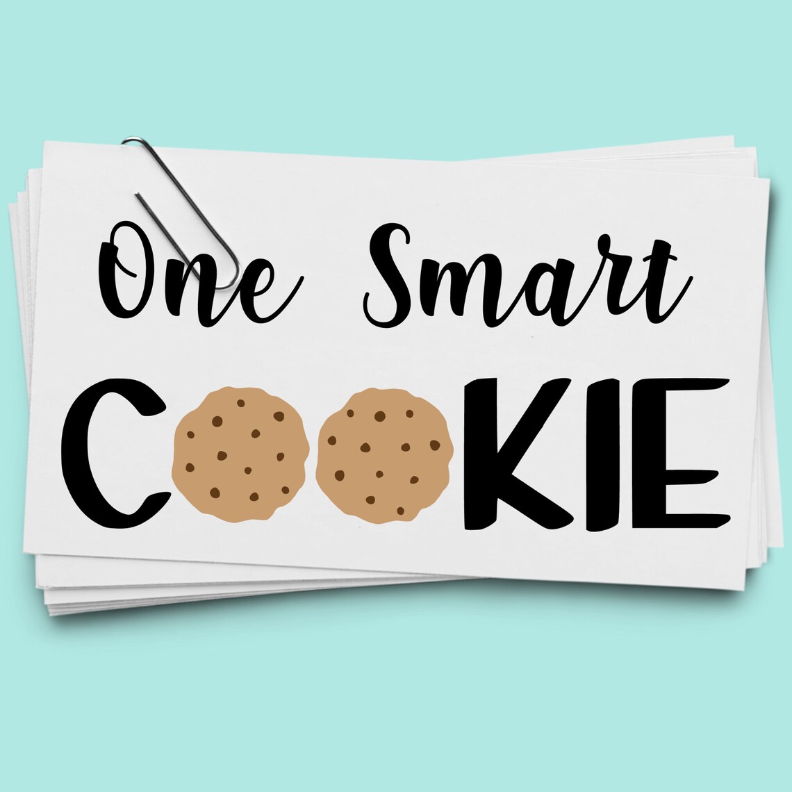 One Smart Cookie SVG School Testing SVG Chocolate Chip | Etsy