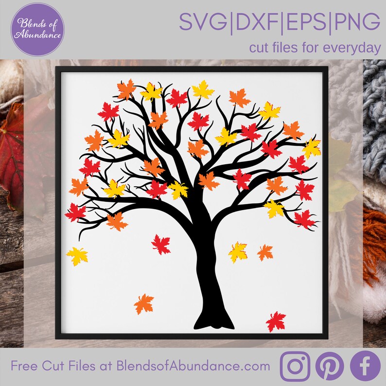 Fall Tree SVG Maple Tree Svg Autumn Tree Svg Autumn SVG | Etsy