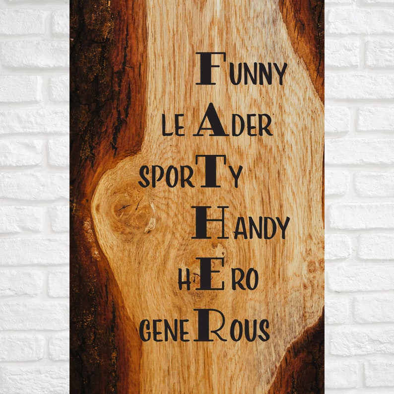Father Anagram SVG Father's Day SVG Father's Day - Etsy