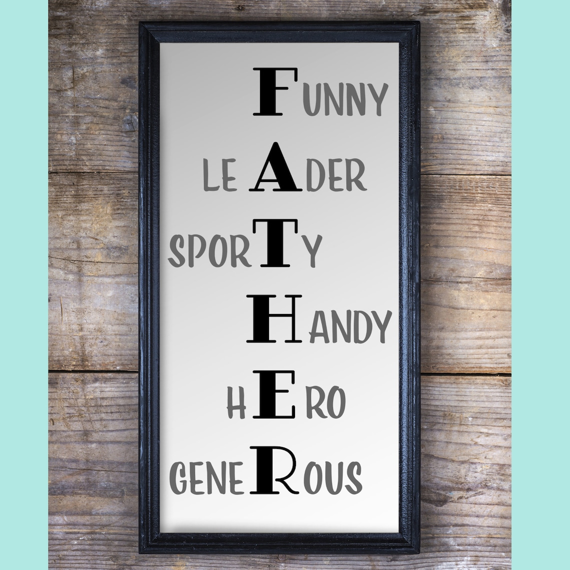 Father Anagram SVG Father's Day SVG Father's Day - Etsy