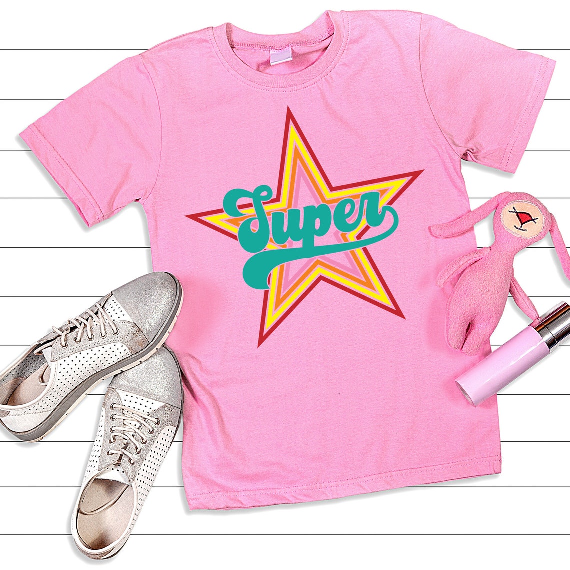 Super Star SVG Child Super Star T-shirt Retro Super Star | Etsy