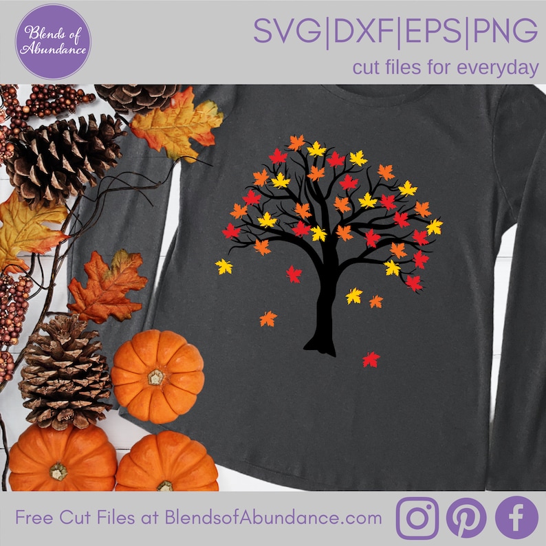 Fall Tree SVG Maple Tree Svg Autumn Tree Svg Autumn SVG | Etsy