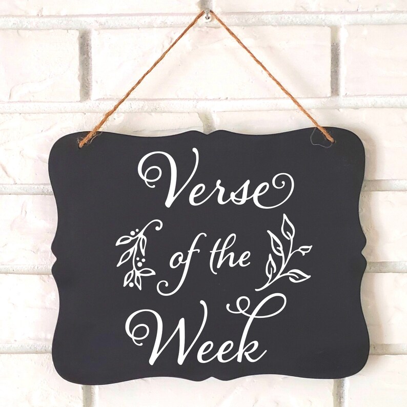 Verse of the Week SVG Bible Verse Memory Work SVG Verse of - Etsy
