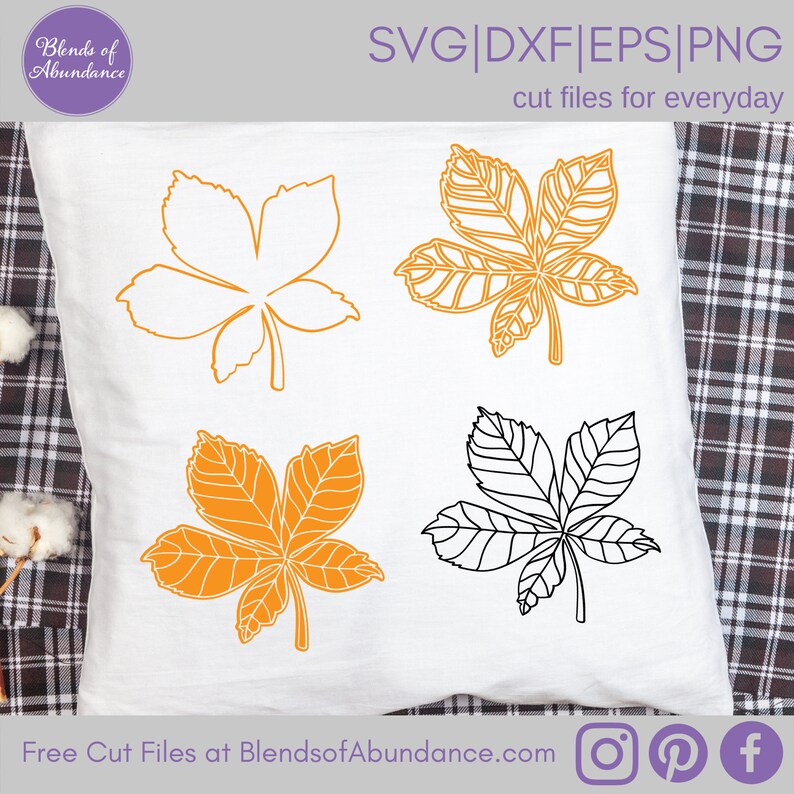 Maple Tree Leaf SVG Maple Leaf Outline Autumn Leaf | Etsy