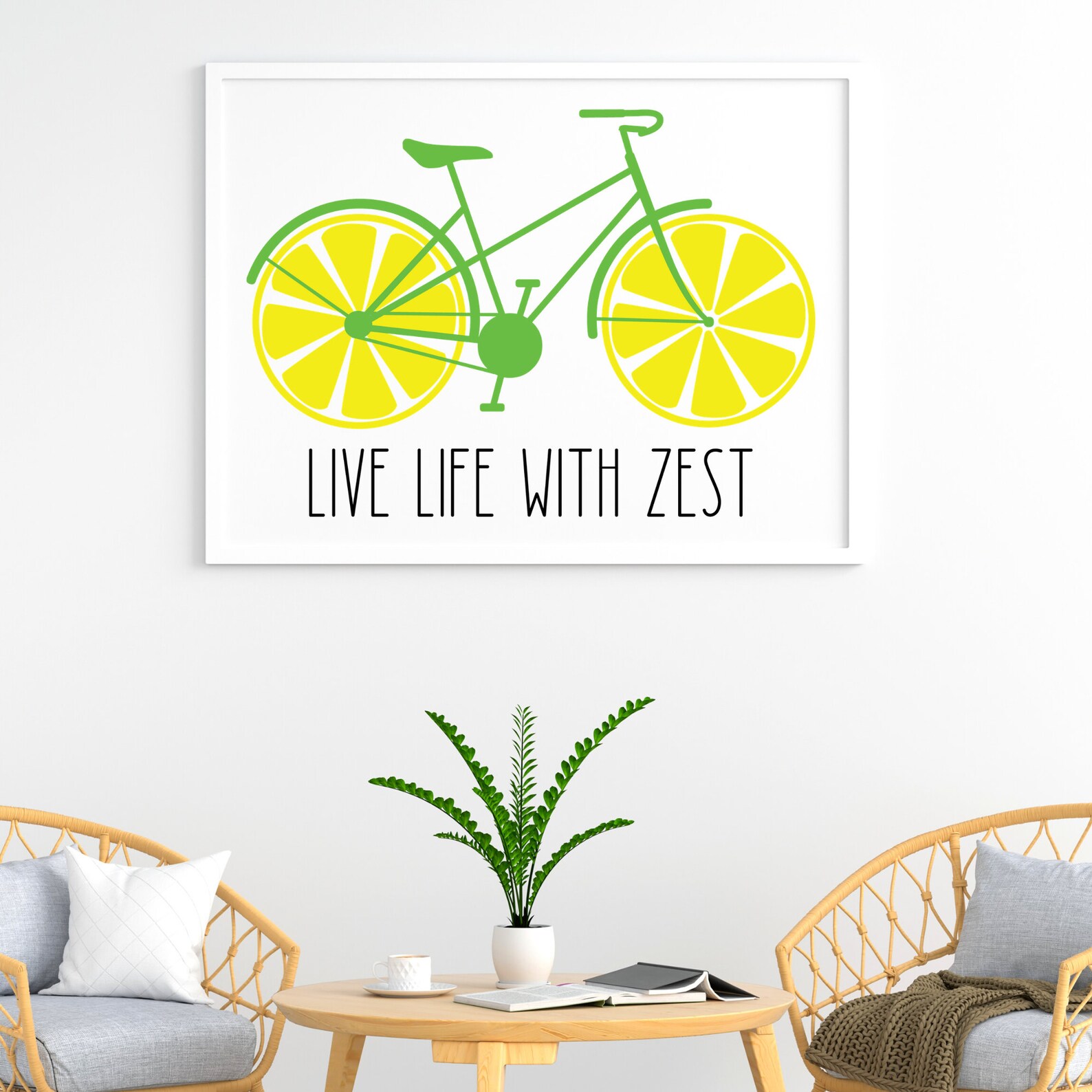Lemon Bicycle SVG Live Life With Zest SVG Lemon Zest SVG | Etsy