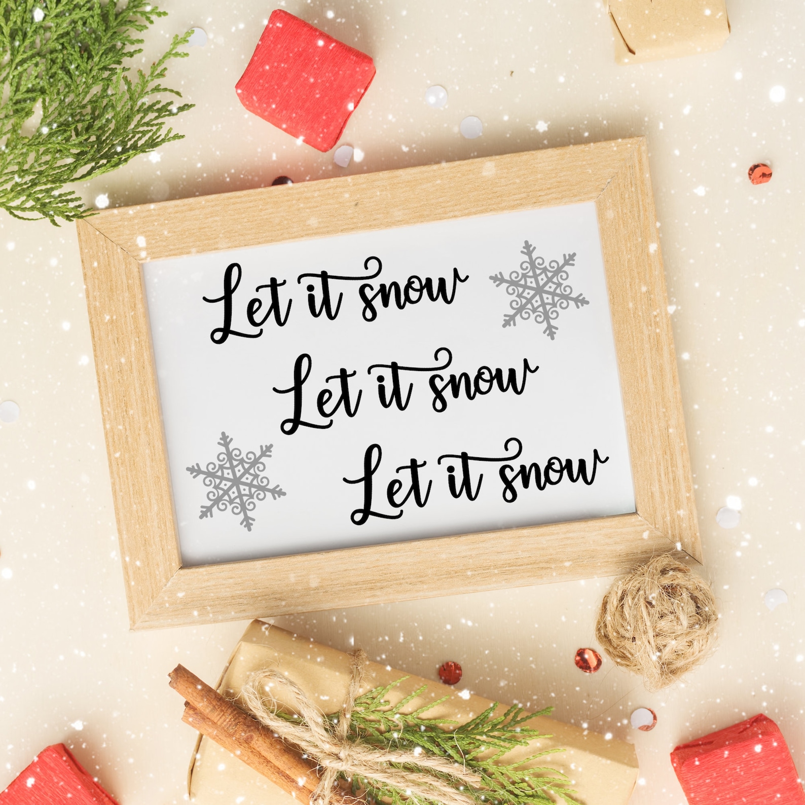 Let It Snow Snowflakes Svg Snowflake SVG Let It Snow SVG | Etsy