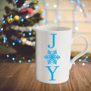 Joy Vertical SVG Snowflake SVG Christmas SVG Winter - Etsy